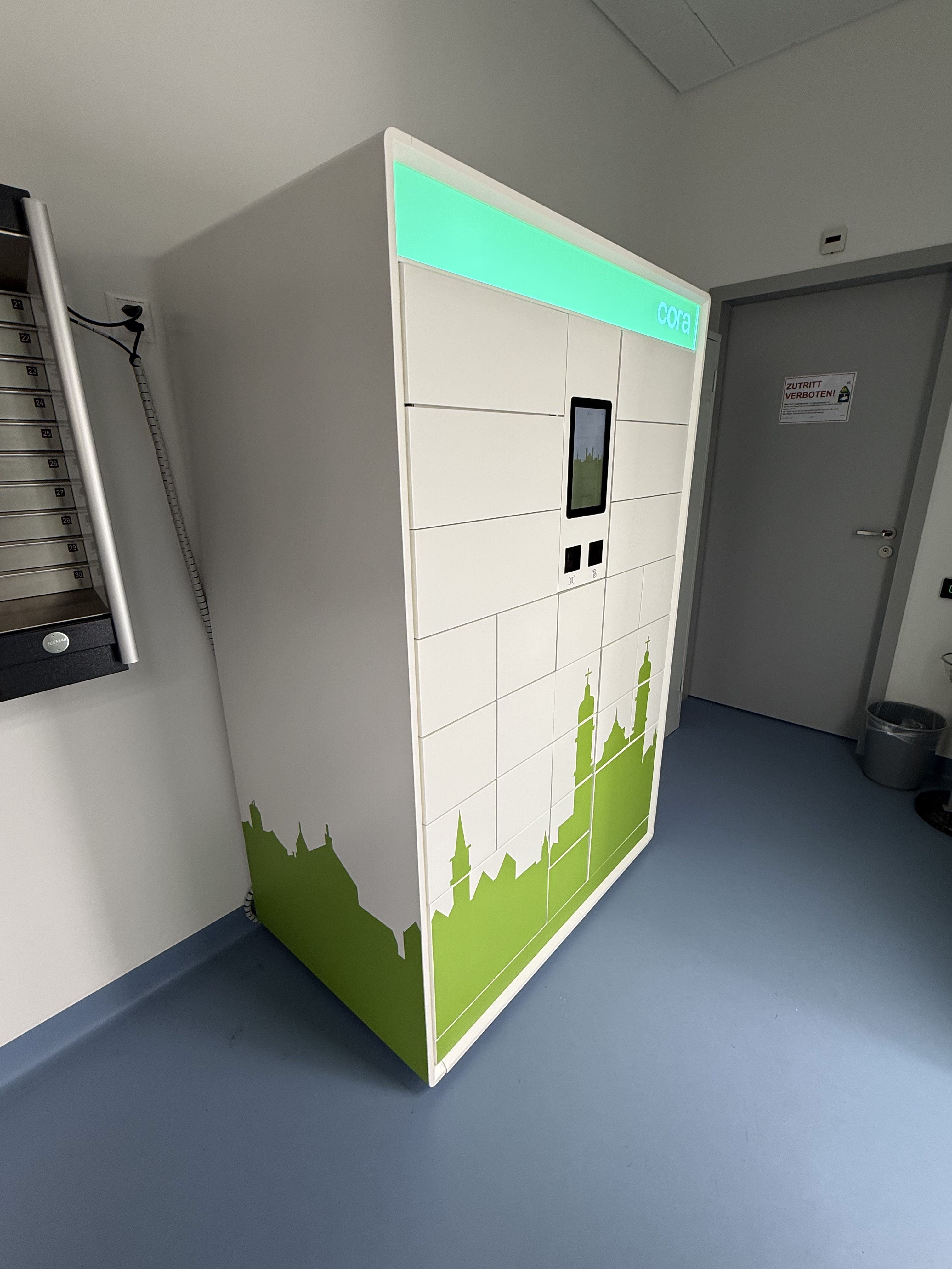 cora shines in the new building of the St.Gallen Cantonal Hospital